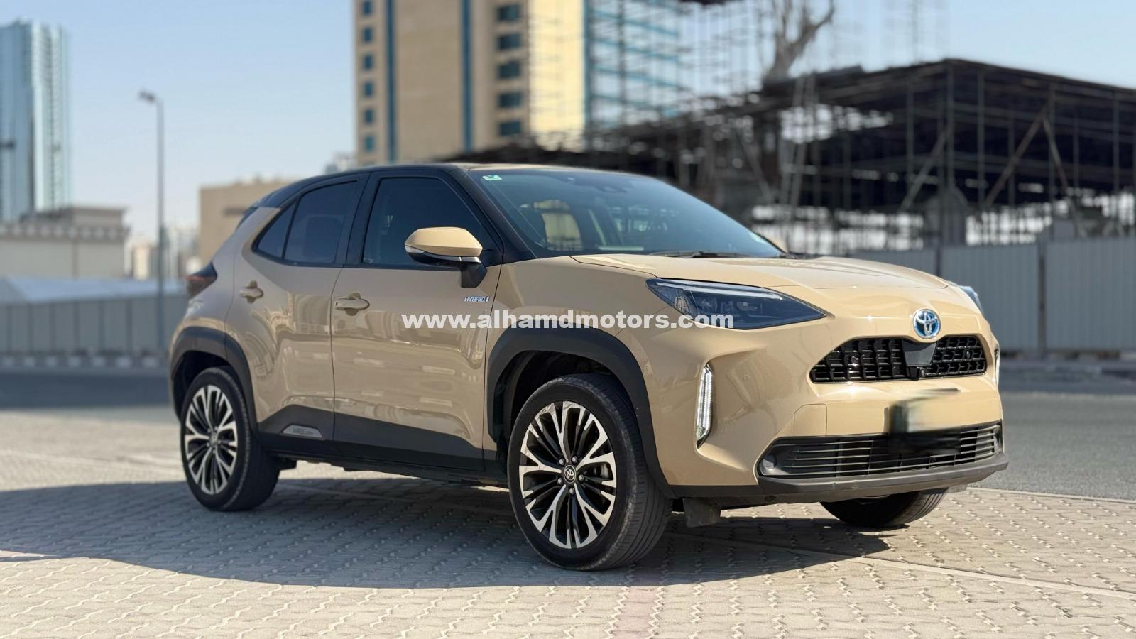 TOYOTA YARIS 2021 BEIGE 4WD PETROL (HYBRID) AT = RIGHT HAND - Alhamd ...