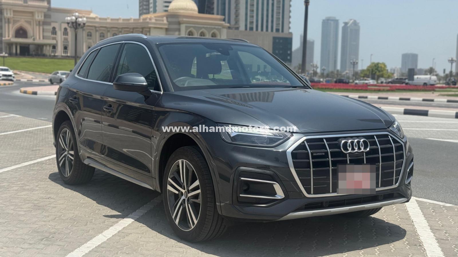 AUDI Q5 2019 GREY 4WD AT PETROL = RIGHT HAND - Alhamd Motors FZCO