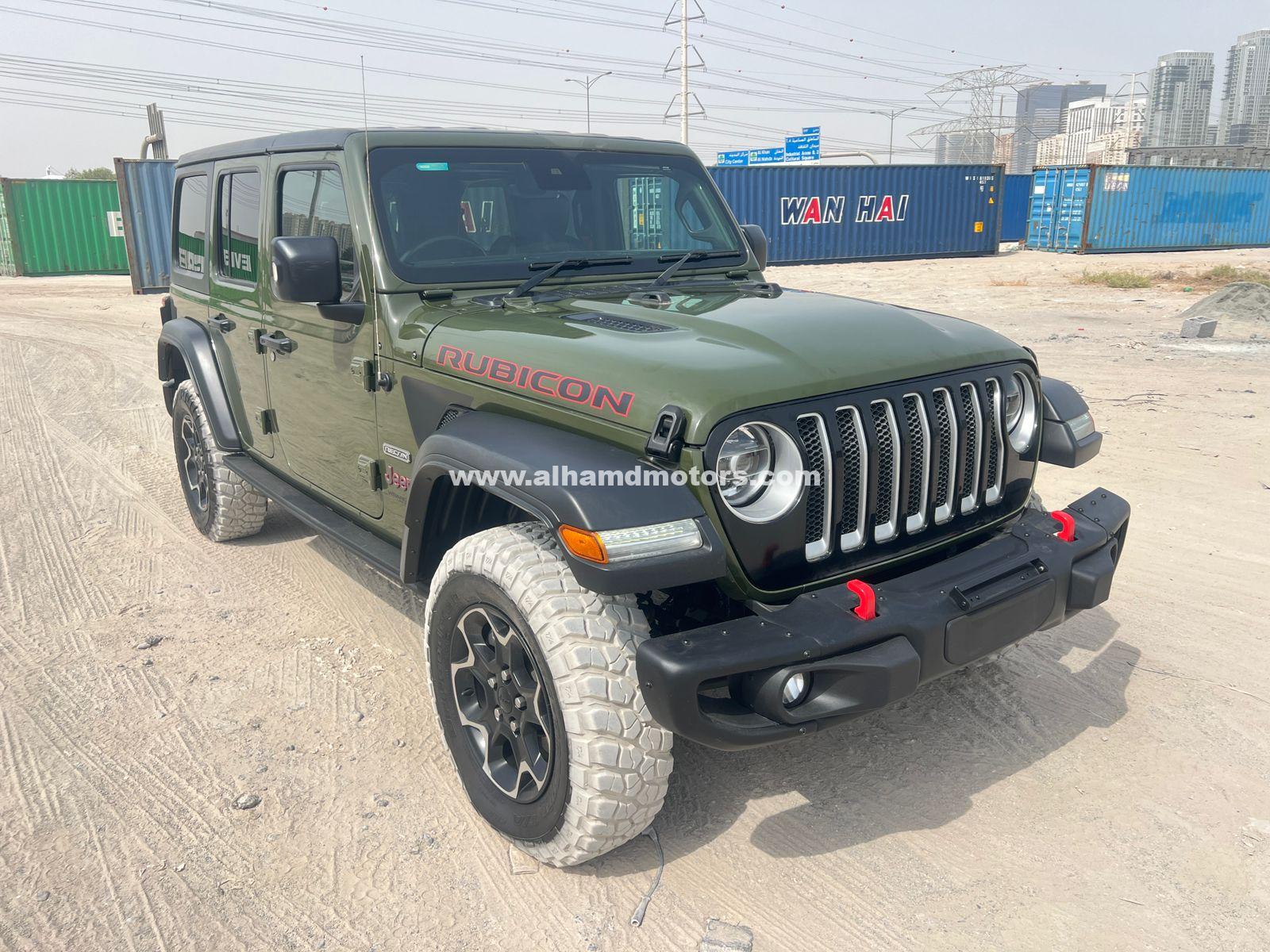 JEEP WRANGLER 2020 GREEN 4WD AT PETROL = RIGHT HAND DRIVE - Alhamd ...